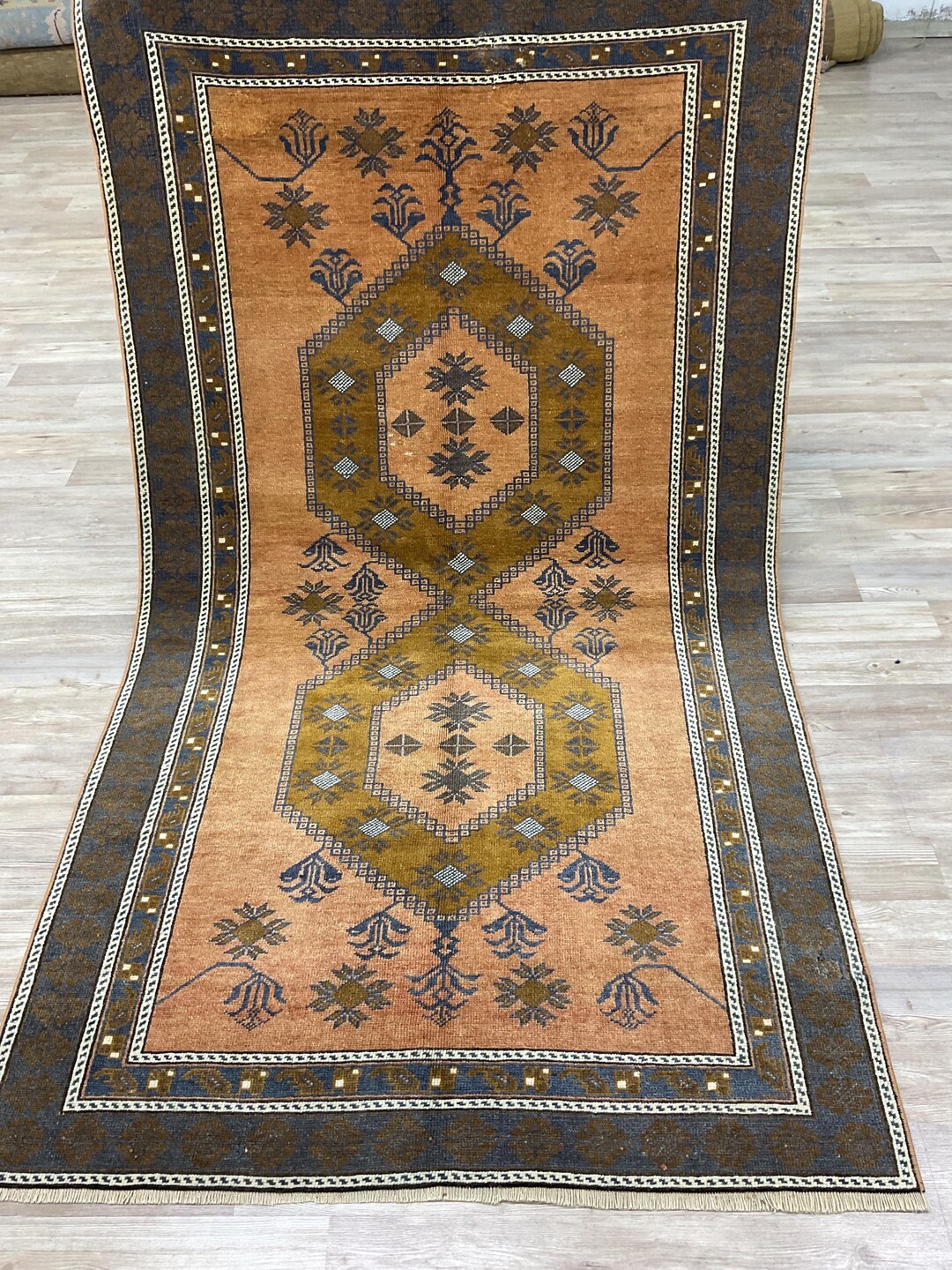 4x6 Ft Handmade Turkish Wool Rug: Vintage Anatolian Rug,enterway ...