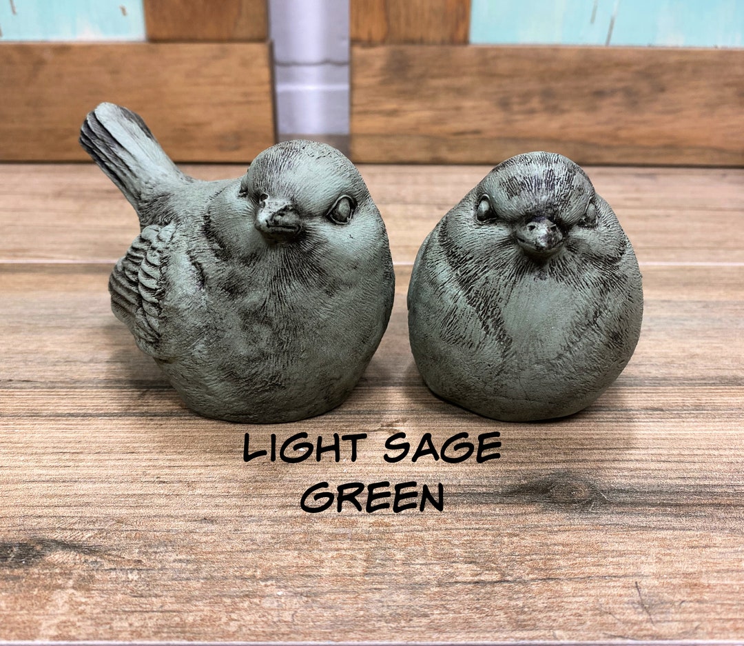 Pair of Birds Figurines Set of Two Birds Statues Farmhouse Decor Bird ...