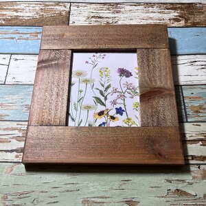 Solid Wood Handmade Rustic Farmhouse Picture Frame Wall Decor Vintage ...