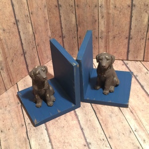 Labrador Dog Figurines Set of Bookends Gifts for Her Dog Lover Gift ...