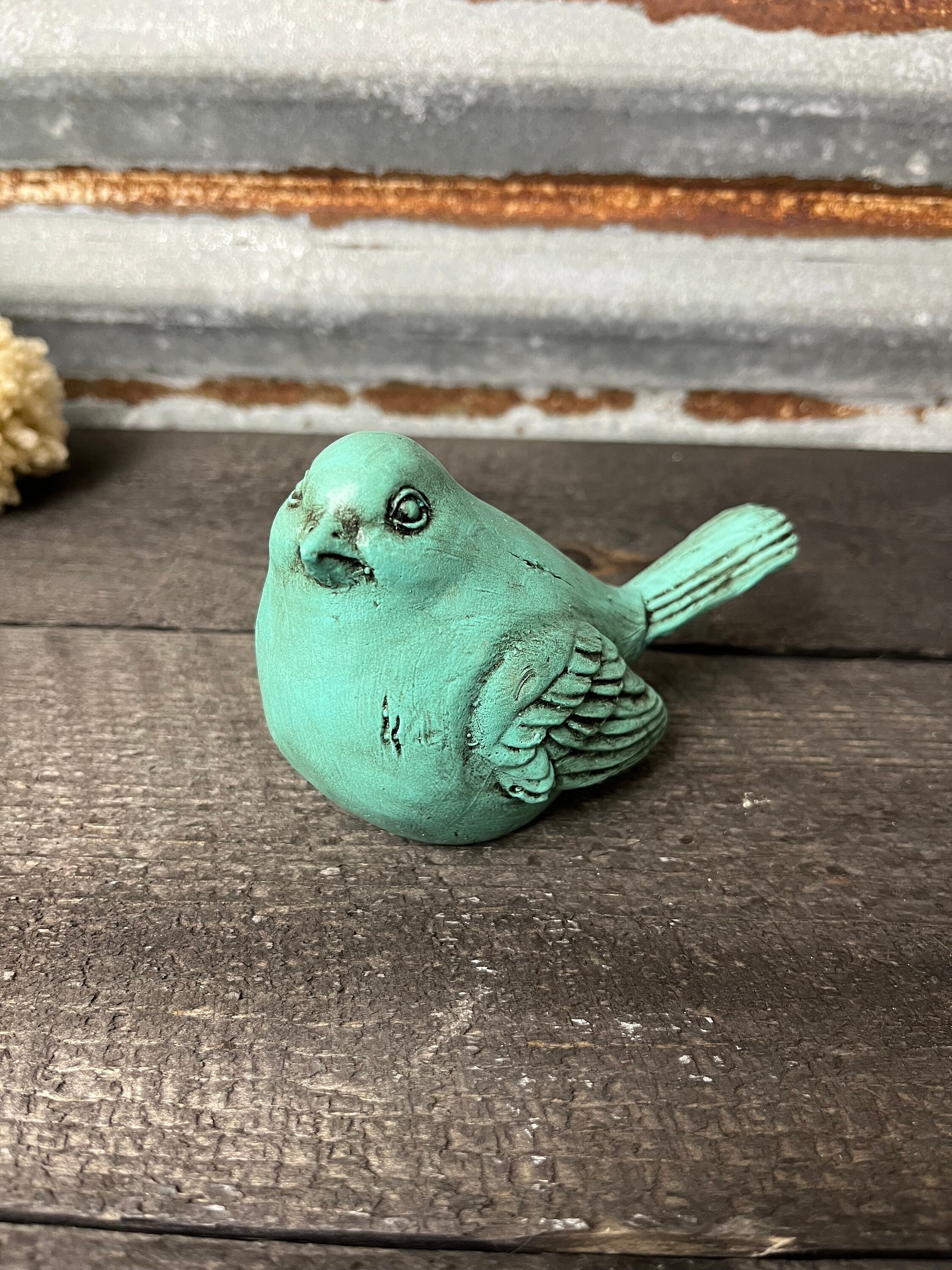 Pair of Birds Figurines Bird Statues Bird Farmhouse Decor Birds ...