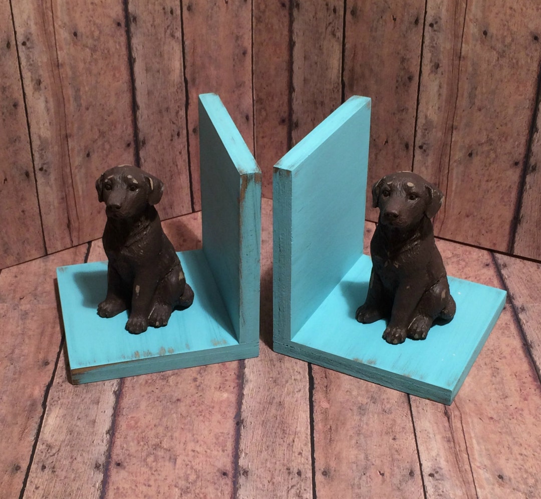 Labrador Dog Figurines Set of Bookends Gifts for Her Dog Lover Gift ...