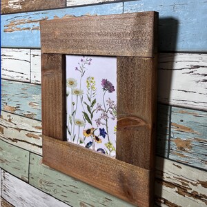 Solid Wood Handmade Rustic Farmhouse Picture Frame Wall Decor Vintage ...