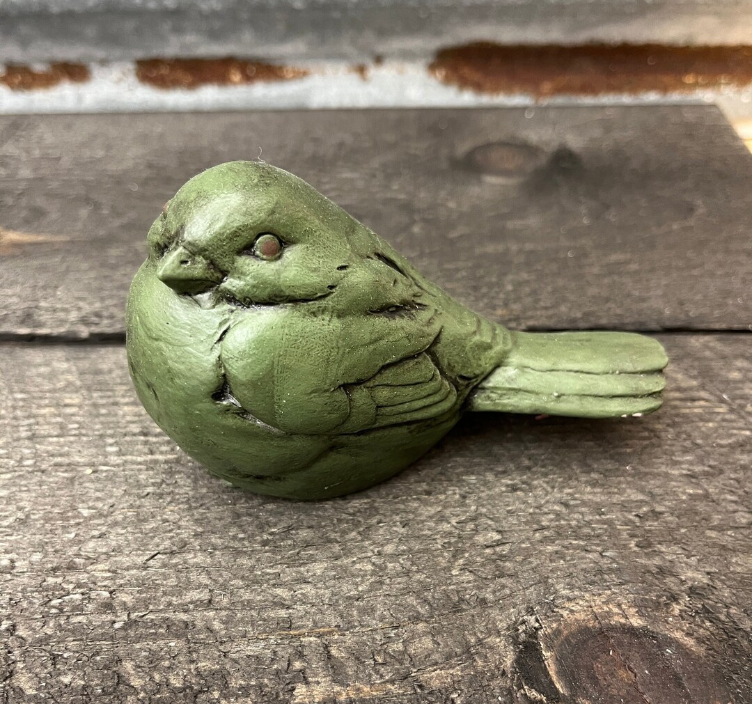 Bird Figurine Bird Statue Bird Farmhouse Decor Bird Tabletop Decor Bird ...