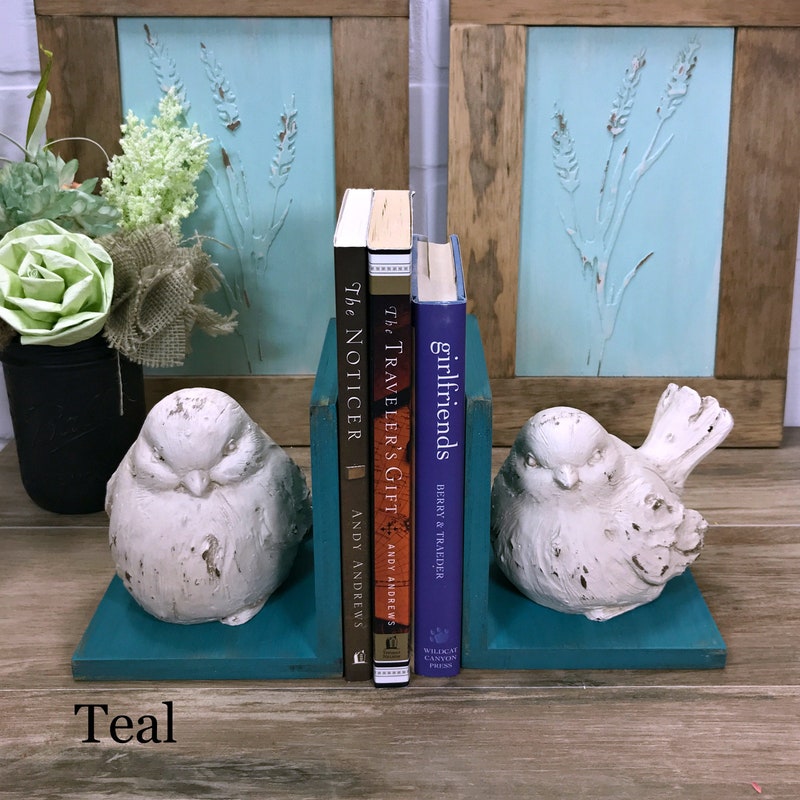 Blue Turquoise Bookends - Etsy