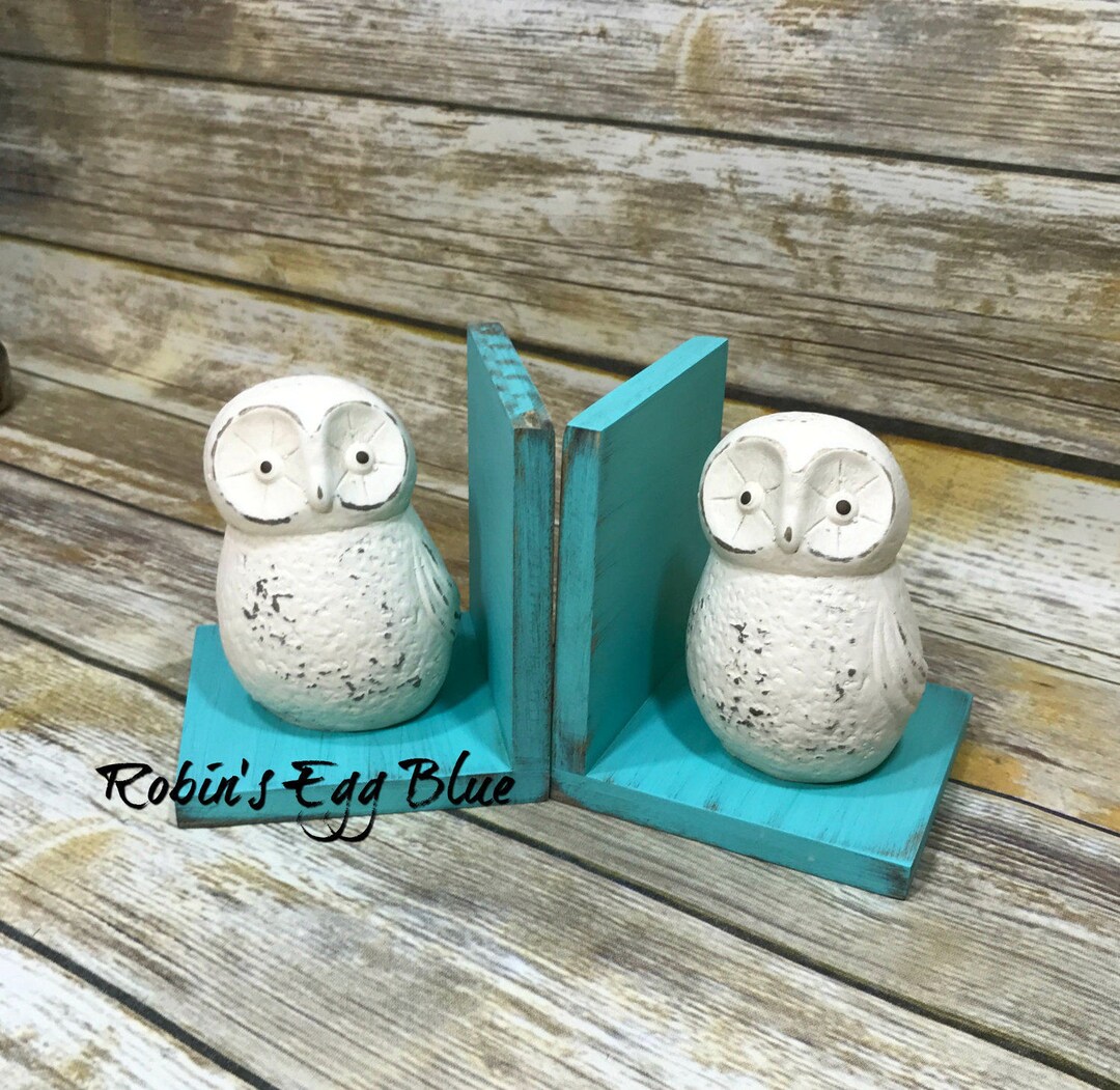 Owl Figurines Set of Bookends Owl Book Ends Woodland Decor Farmhouse ...