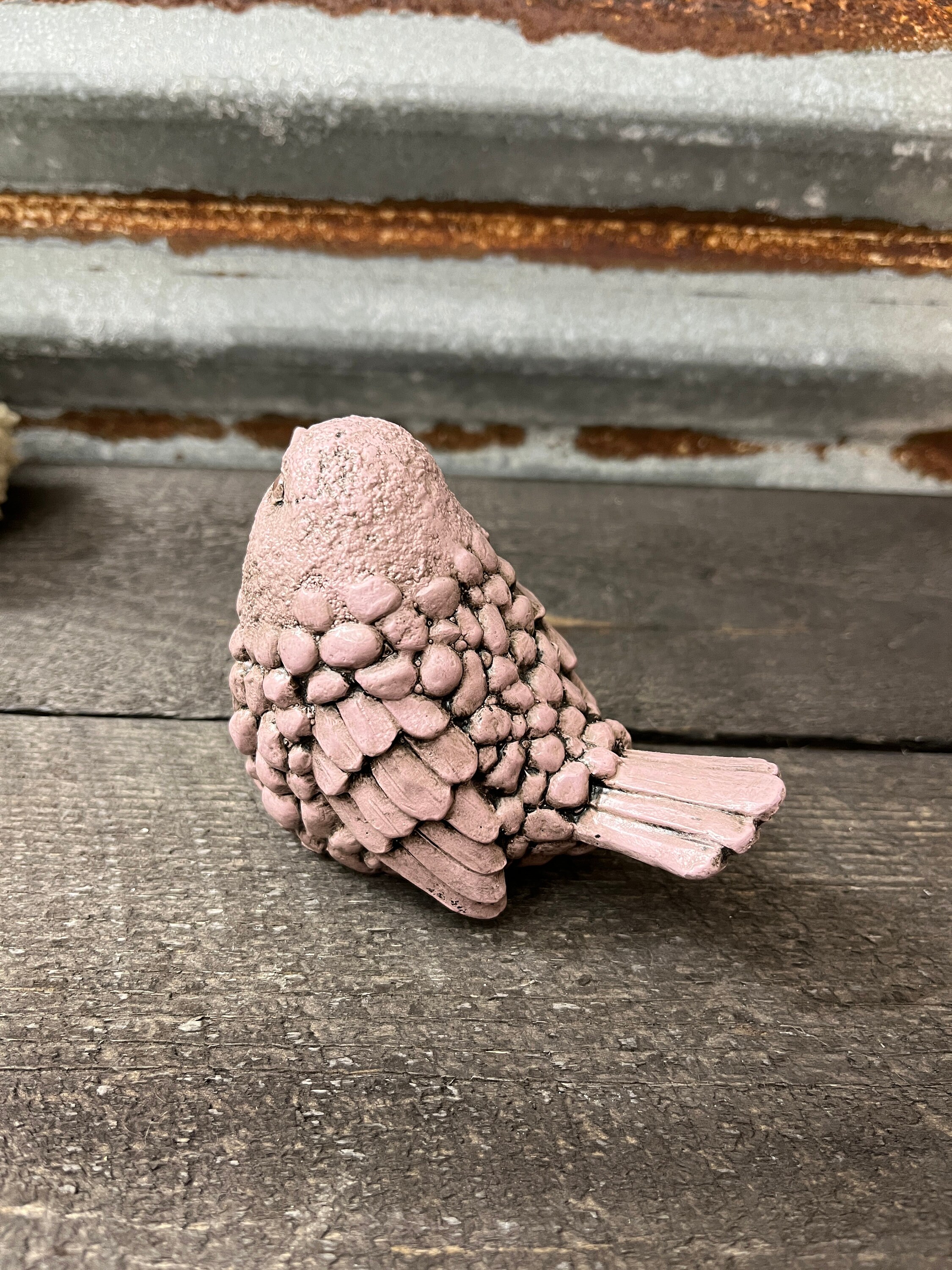 Pair of Birds Figurines Set of Two Birds Statues Farmhouse Decor Bird ...