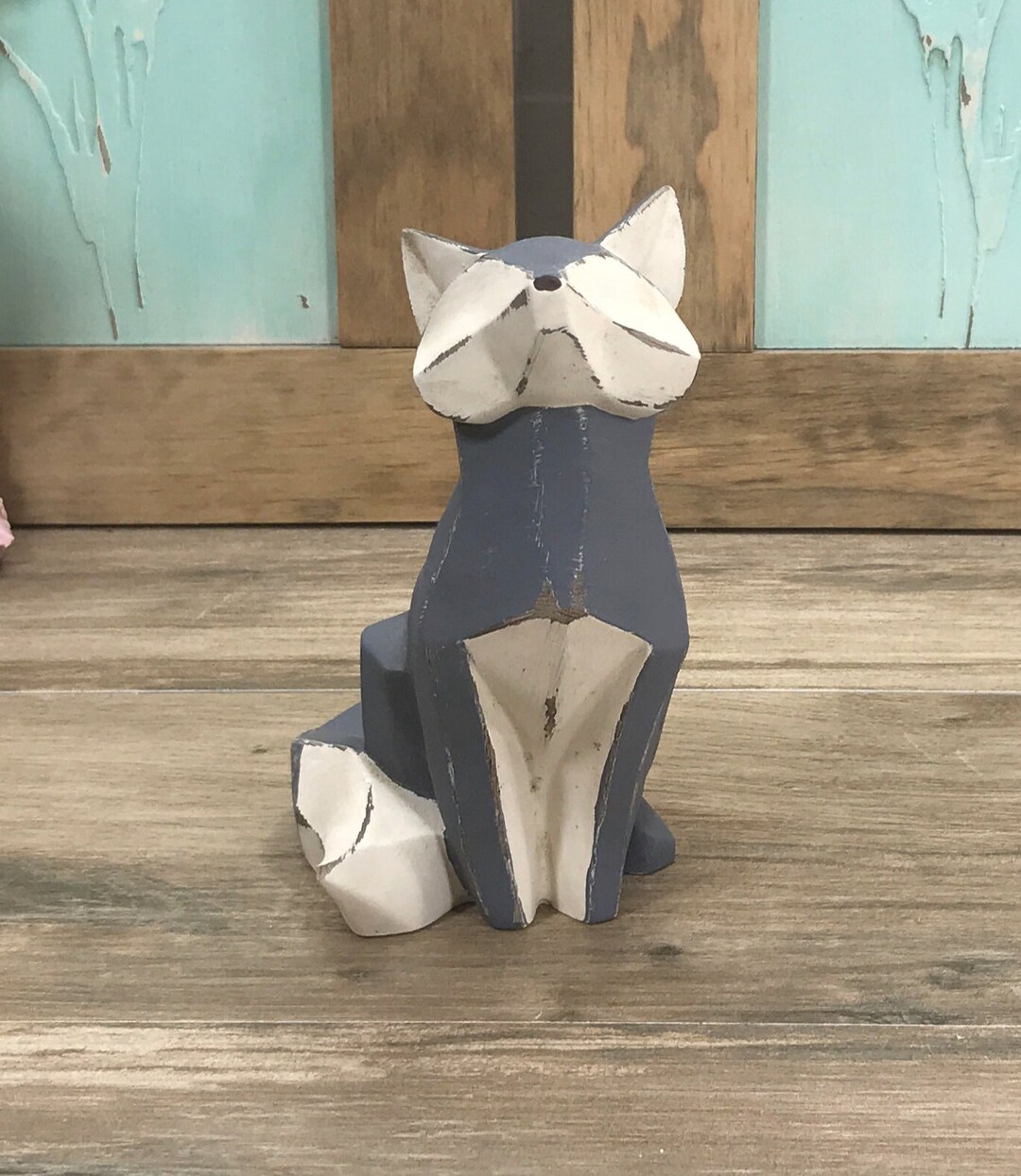 Fox Figurine Woodland Creature Woodland Décor Fox Statue Fox ...