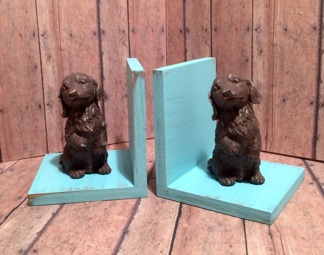Dachshund Dog Figurines Set of Bookends Gifts for Her Dog Lover Gift ...