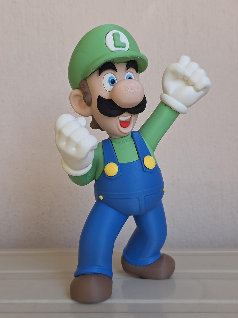 25-mario and Luigi Bros 3D Printed Figures - Etsy
