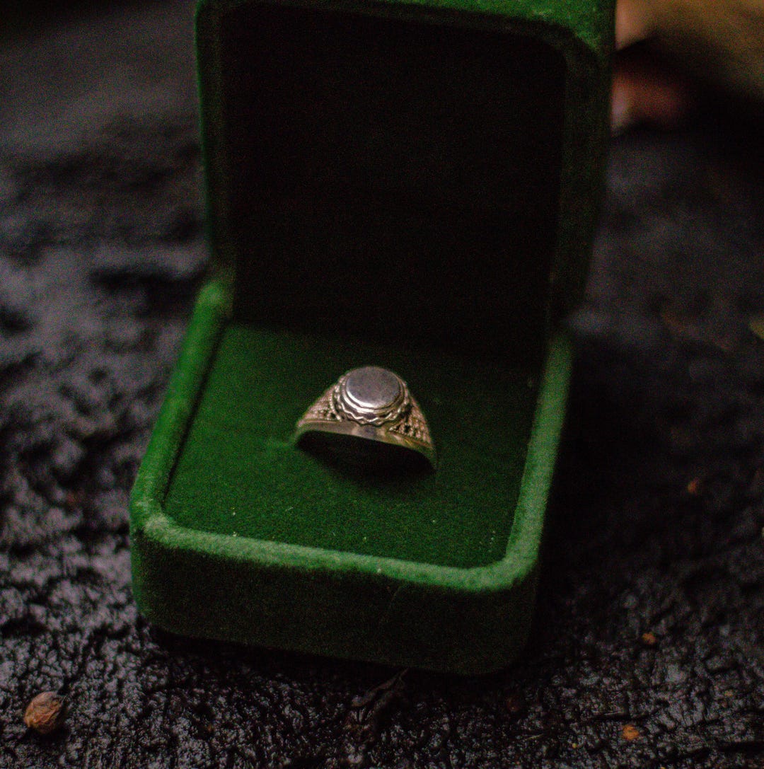 Vintage Sterling Silver Signet Ring – Handcrafted Filigree, Unisex Size ...