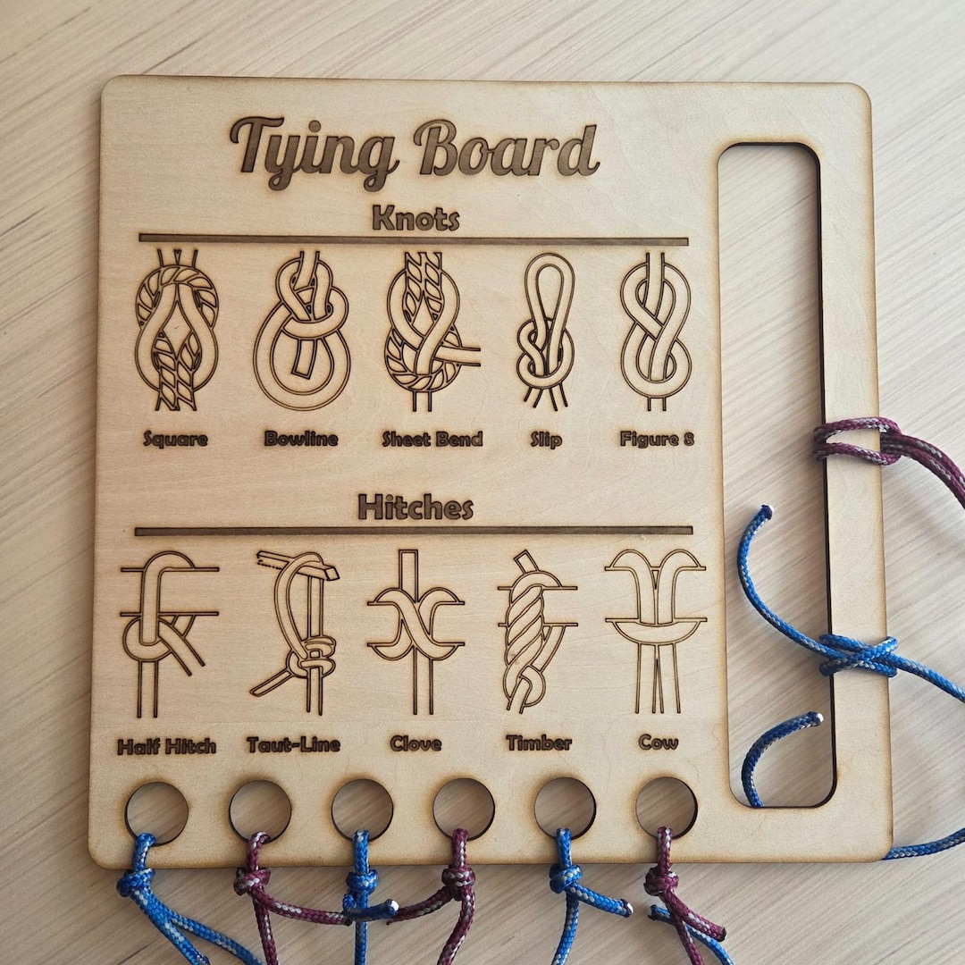 Knot Tying Board - Etsy