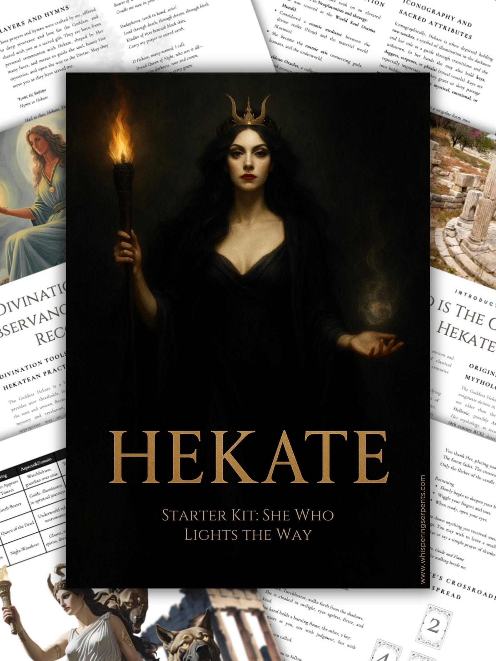 Hekate Deity Work Starter Kit: Goddess of Witchcraft & Magic Grimoire ...