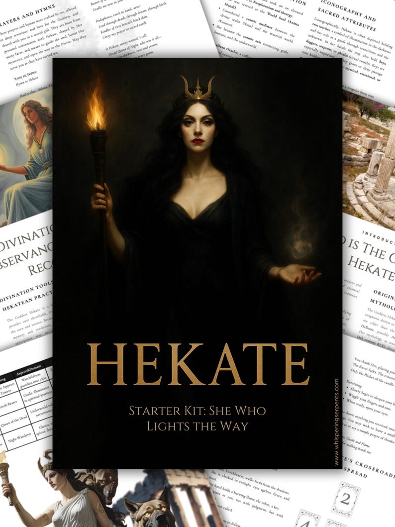 Hekate Deity Work Starter Kit: Goddess of Witchcraft & Magic Grimoire ...