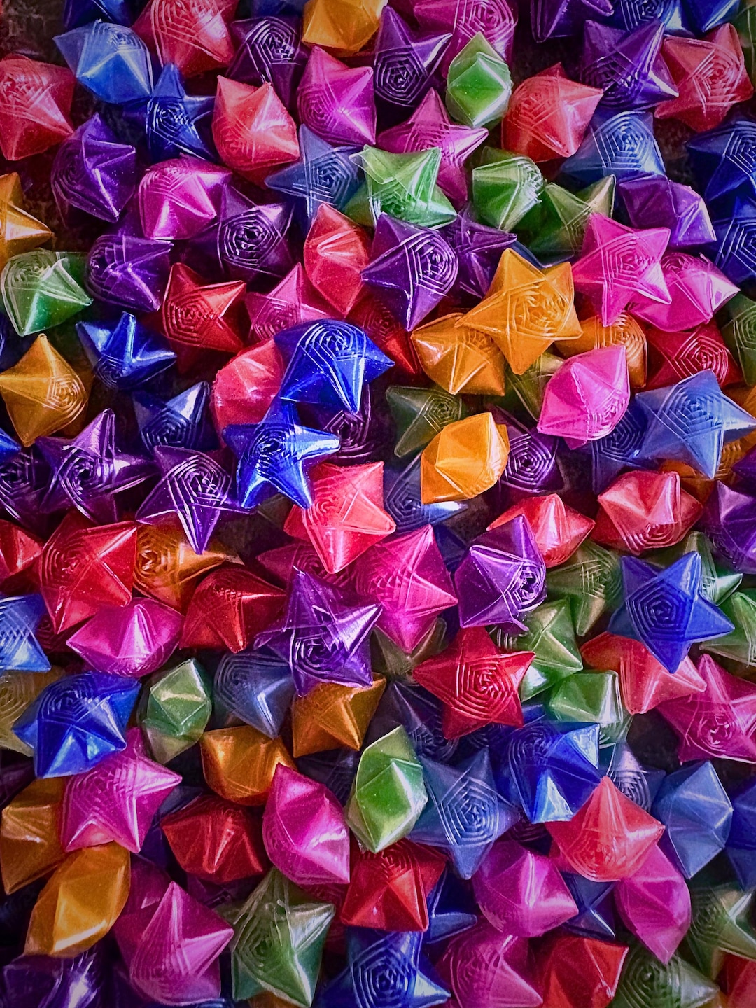 Luminous Plastic Straw Stars - Etsy