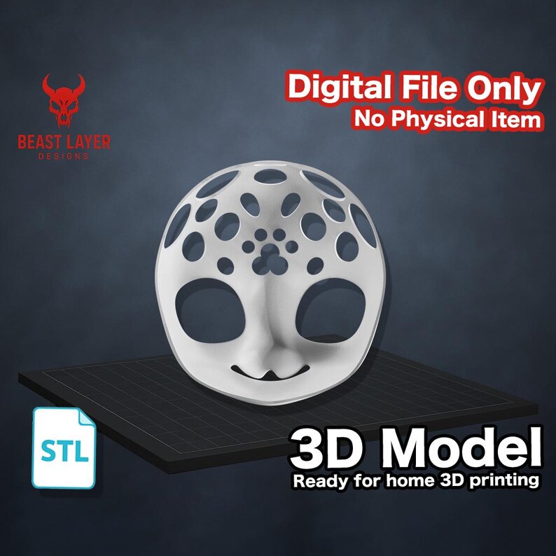 Furry Kig Fursuit Head Base STL File Fursona DIY 3D Print Kemono ...