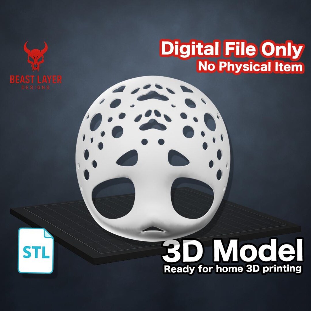 Fursuit Head Base 3D Model STL Furry Mask Frame DIY Print File Toony ...