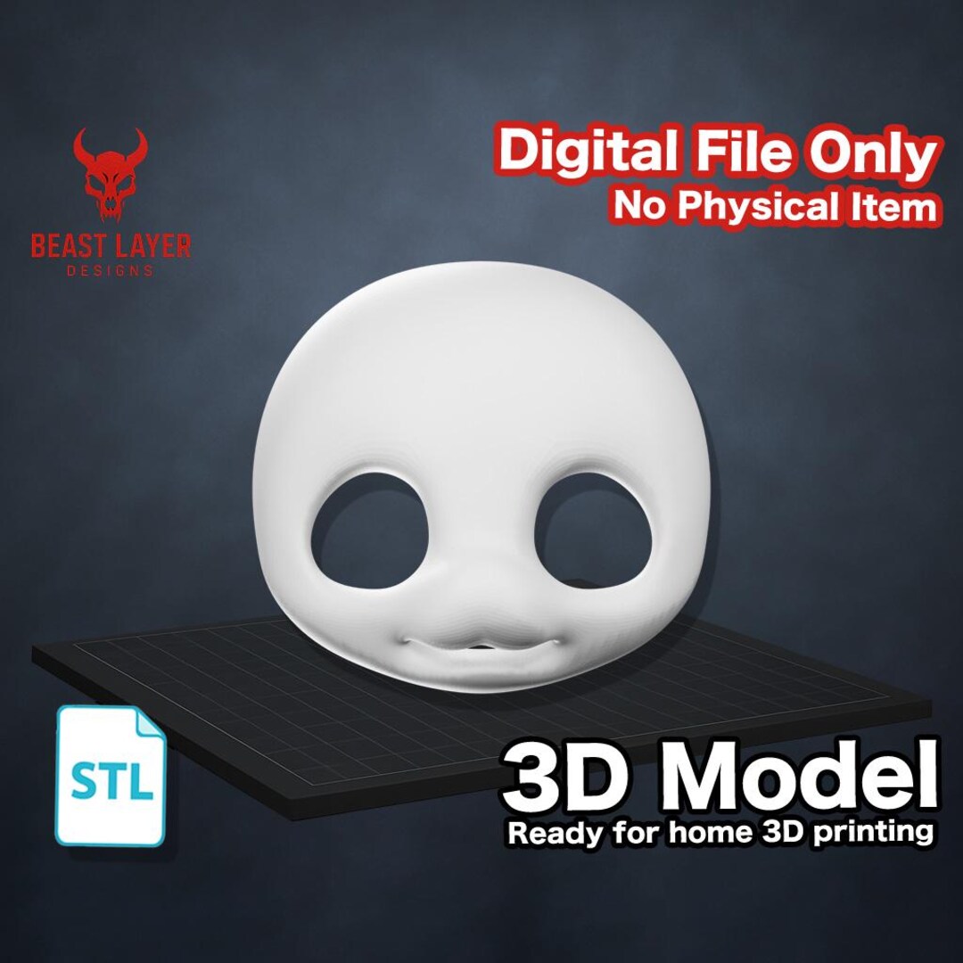 Toony Dog Fox Fursuit Head Base STL File Bubbles Fursona DIY 3D Print ...