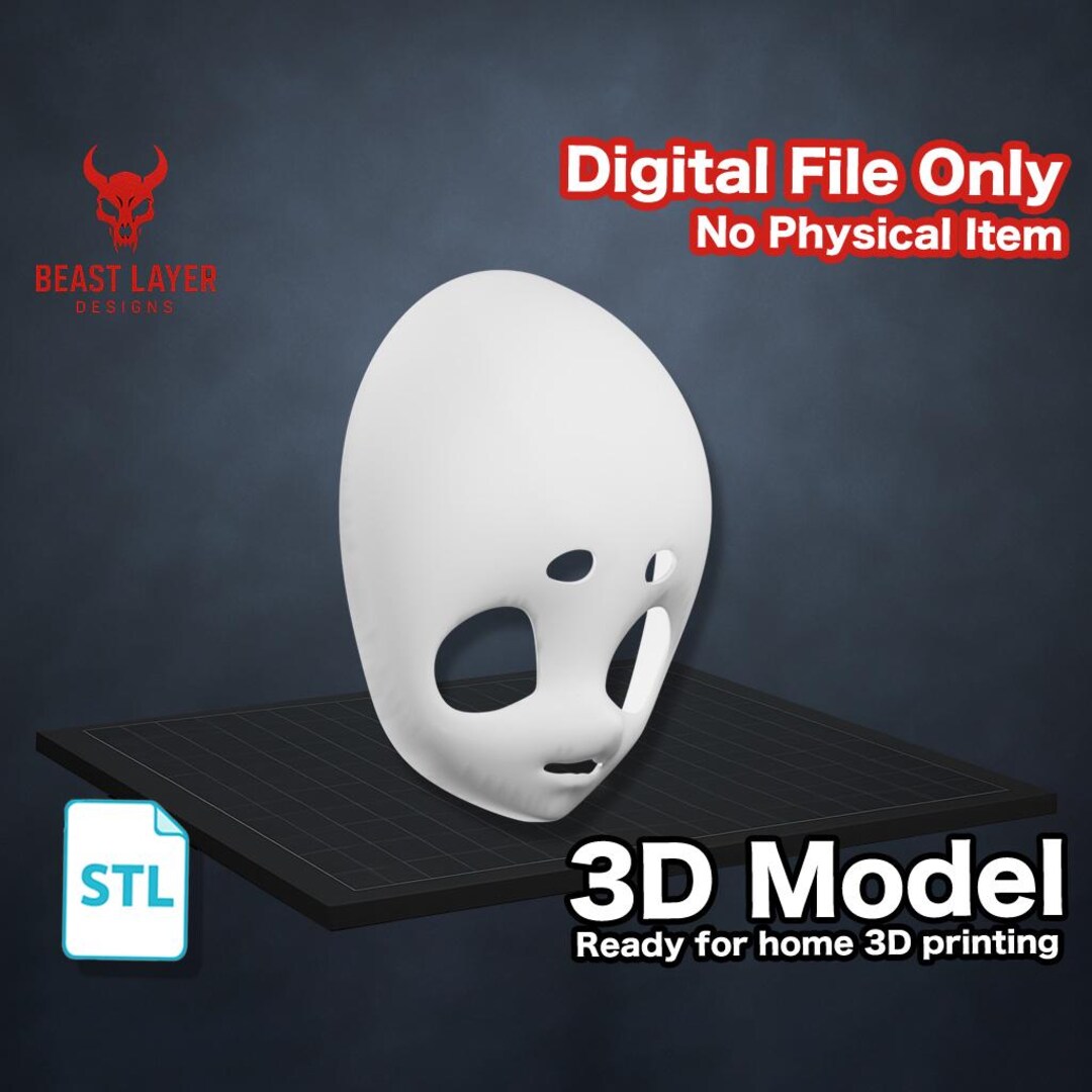 Kemono Fursuit Head Base STL File - Cute Toon Style 3D Printable Mask ...