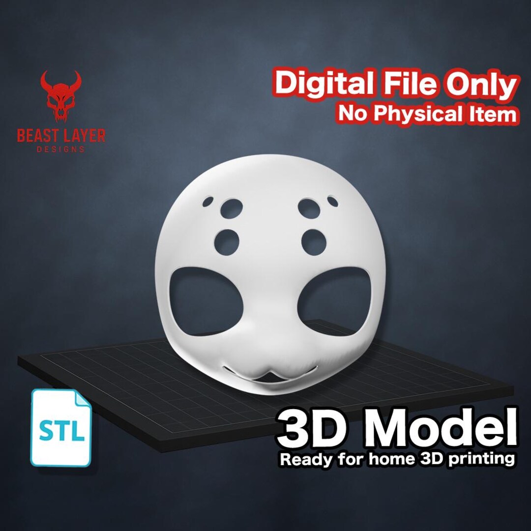 Bird Fursuit Head Base 3D Model STL Eyeblanks Modular Parts Furry Mask ...