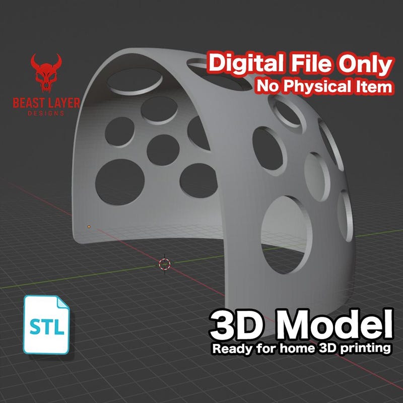 Stl Furry Head Base File - Etsy