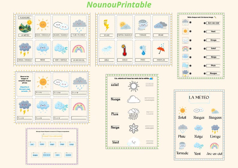 Pack de fiches éducatives à imprimer - Maternelle et Primaire ...