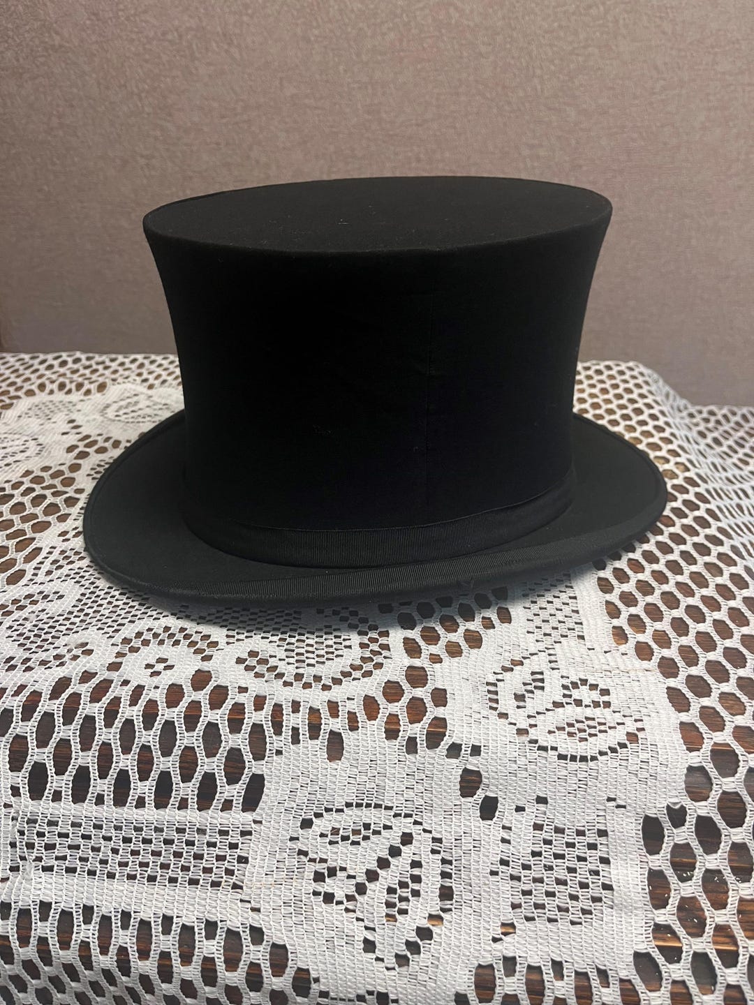 Collapsible Top Hat – Black Opera Hat (19th Century) - Etsy