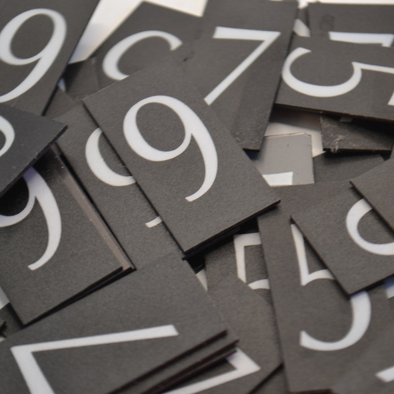 Magnetic Numbers - Etsy