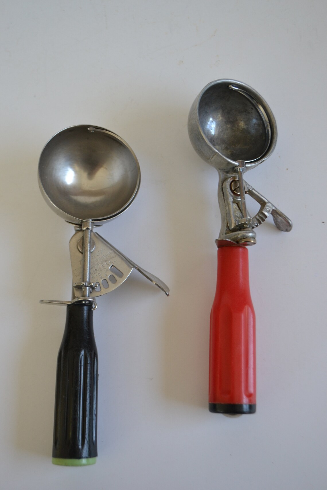 Vintage Plastic Handled Colored Serving Ice Cream Scoop - Etsy