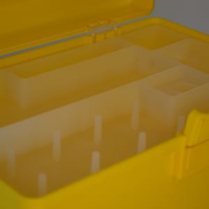 Vintage Wil-hold Yellow Plastic Sewing Craft Case Container Bin Case - Etsy