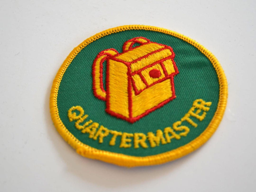 Vintage Cub Boy Scouts Quartermaster Backpack Embroidered Patch Badge ...