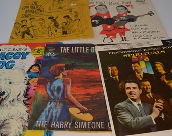Lot of 25 7 Vintage 45 RPM Vinyl Records for Crafts No Jackets or ...