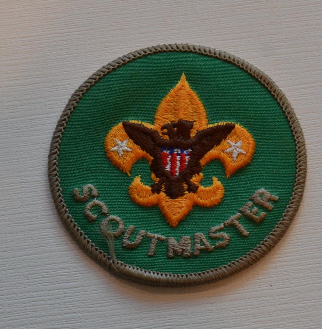 Reclaimed Vintage Boy Cub Scouts Scoutmaster Badge Patch - Etsy