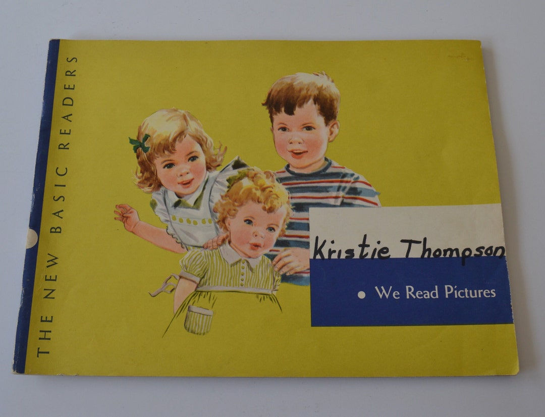 Vintage 1956 the New Basic Readers We Read Pictures Book - Etsy