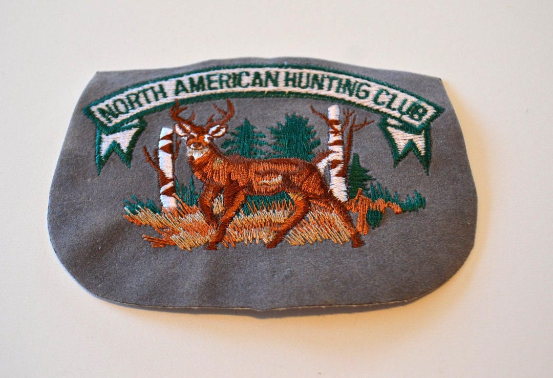 Reclaimed North American Hunting Club Member Embroidered Patch Badge - Etsy