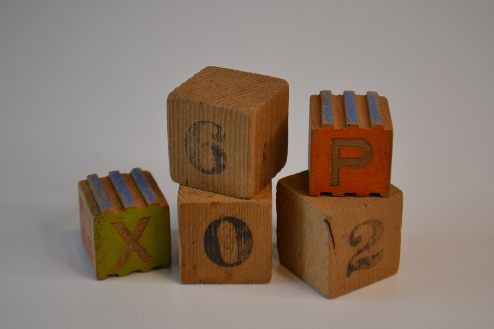 Vintage Assorted Childrens Kids Alphabet Wood Block Letter - Etsy
