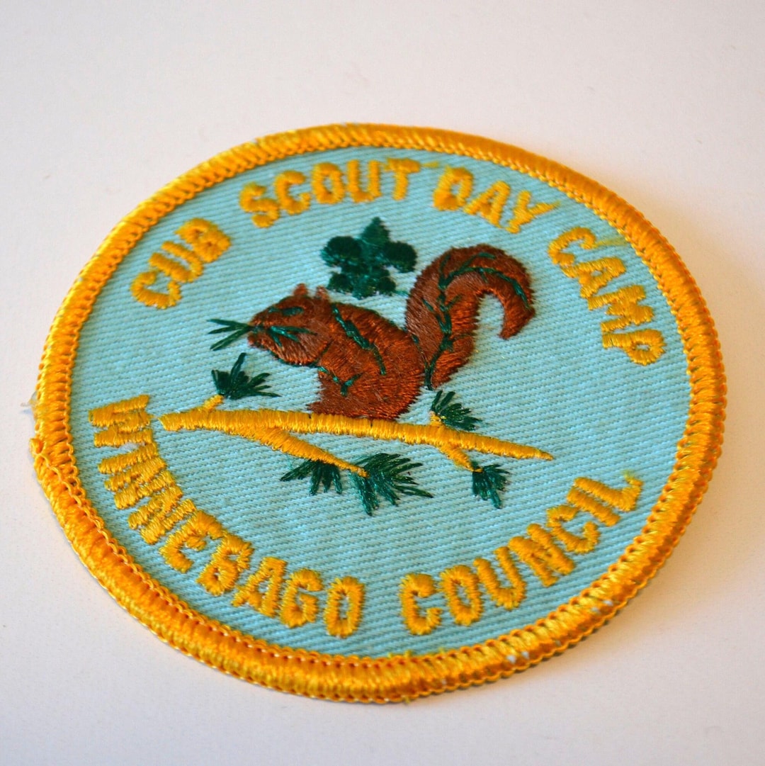 Reclaimed Vintage Boy Cub Scouts Day Camp Winnebago Badge Patch - Etsy