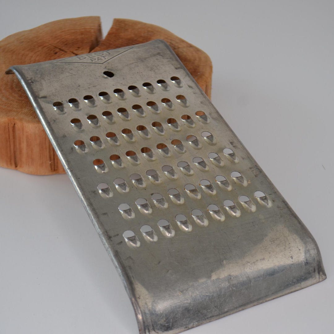 Vintage Best Silver Aluminum Metal Kitchen Farmhouse Style Grater ...