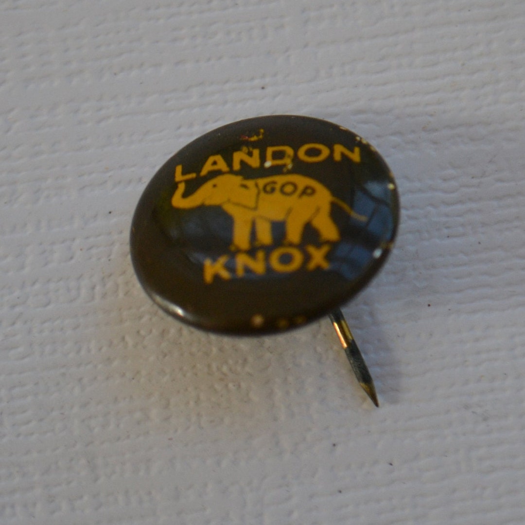 Vintage Landon Knox Presidential for President Candidate Campaign Vote ...