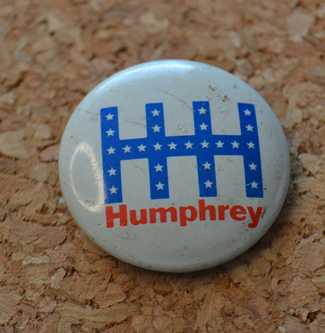 Vintage Humphrey Presidential Candidate Campaign Vote Voting Pin ...