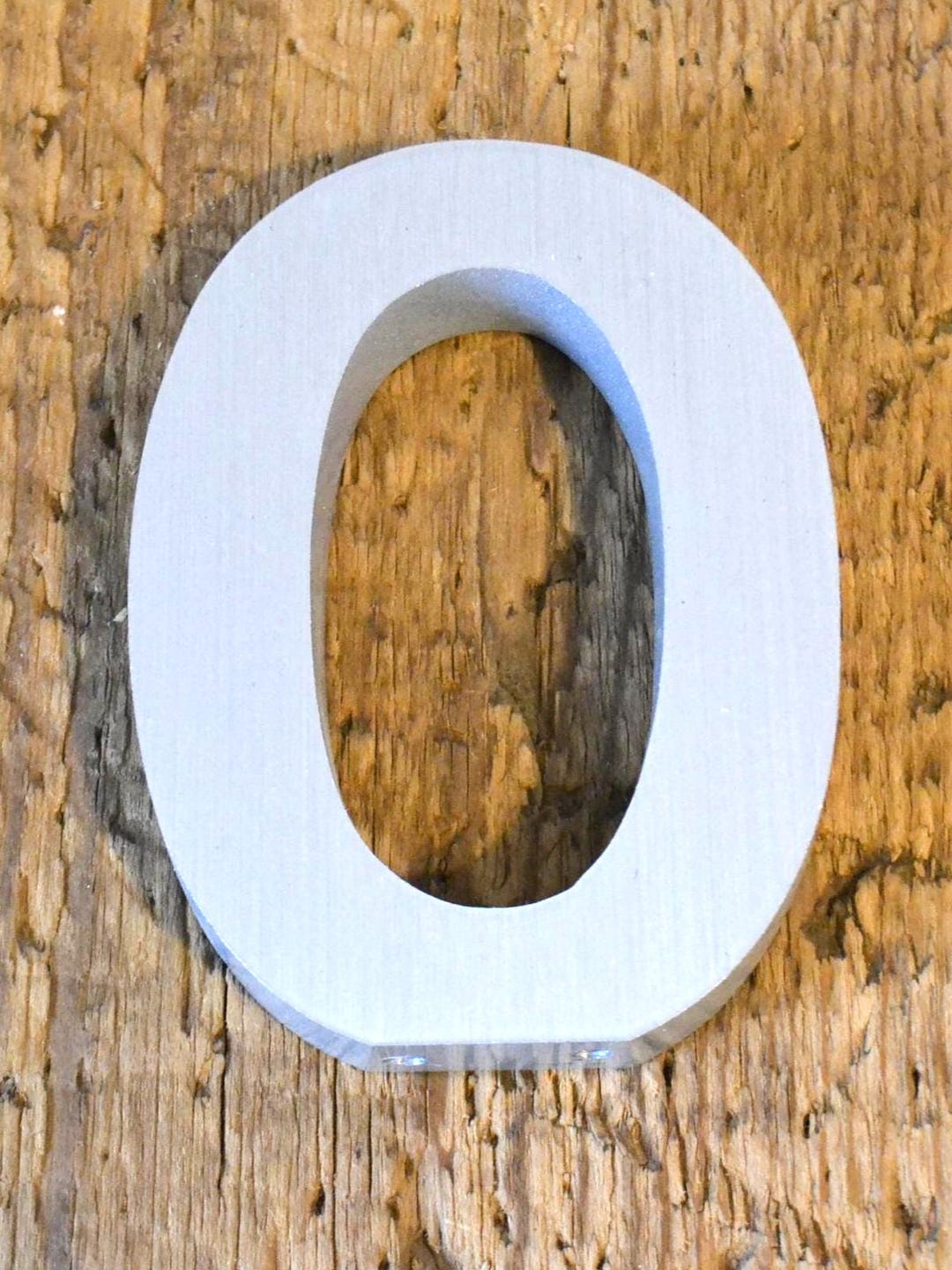 Vintage Salvage Industrial Signage Metal Silver Number Letter O - Etsy