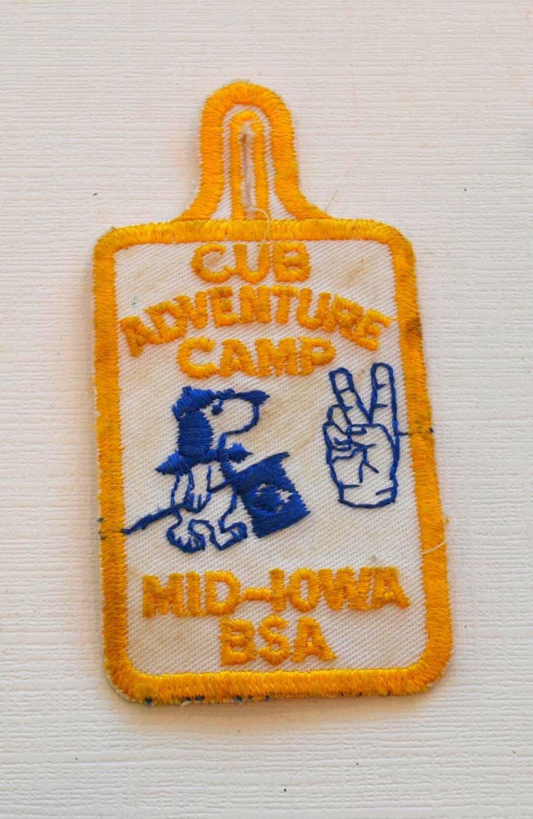 Reclaimed Vintage Cub Adventure Camp Iowa BSA Boy Scouts Badge Patch - Etsy
