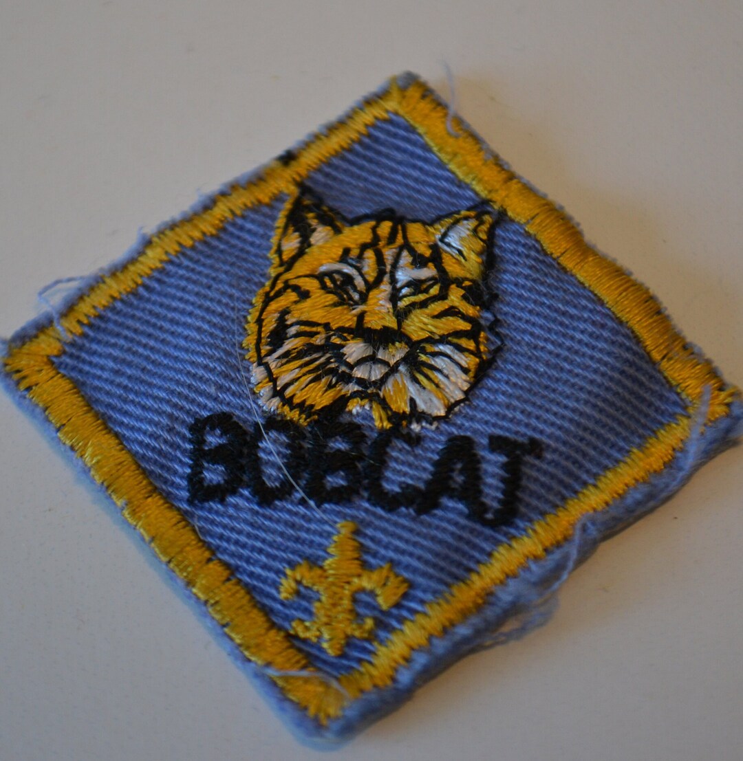 Reclaimed Vintage Boy Cub Scouts Bobcat Embroidered Badge Patch - Etsy