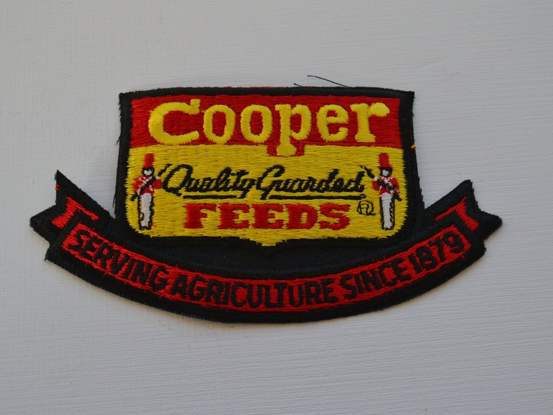 Vintage Cooper Feeds Agriculture Embroidered Patch Badge - Etsy