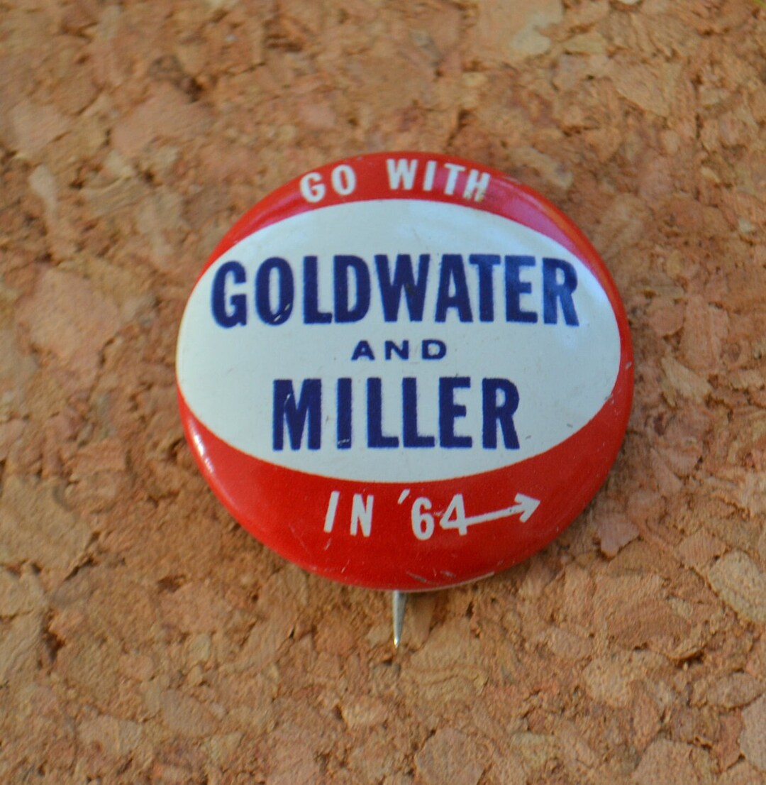 Vintage Goldwater Presidential Candidate Campaign Vote Voting Pin ...