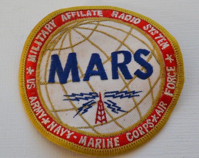 Vintage Military Radio System Mars Embroidered Patch Badge - Etsy