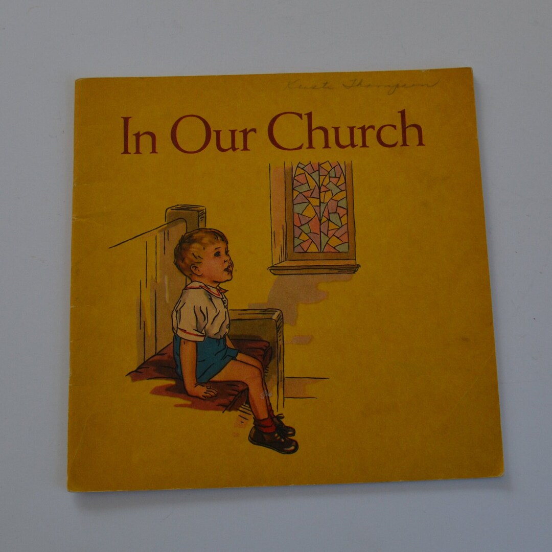 Vintage in Our Church Christian Religion Childrens Book by Klein - Etsy