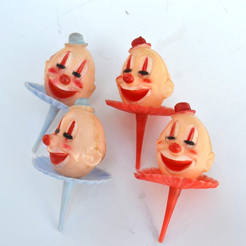 Clown Cake Toppers - Etsy