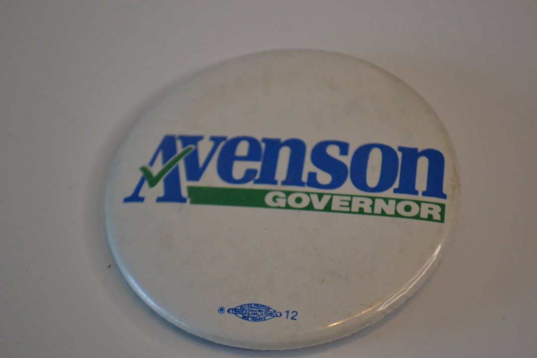 Vintage Avenson for Governor Candidate Campaign Vote Voting - Etsy