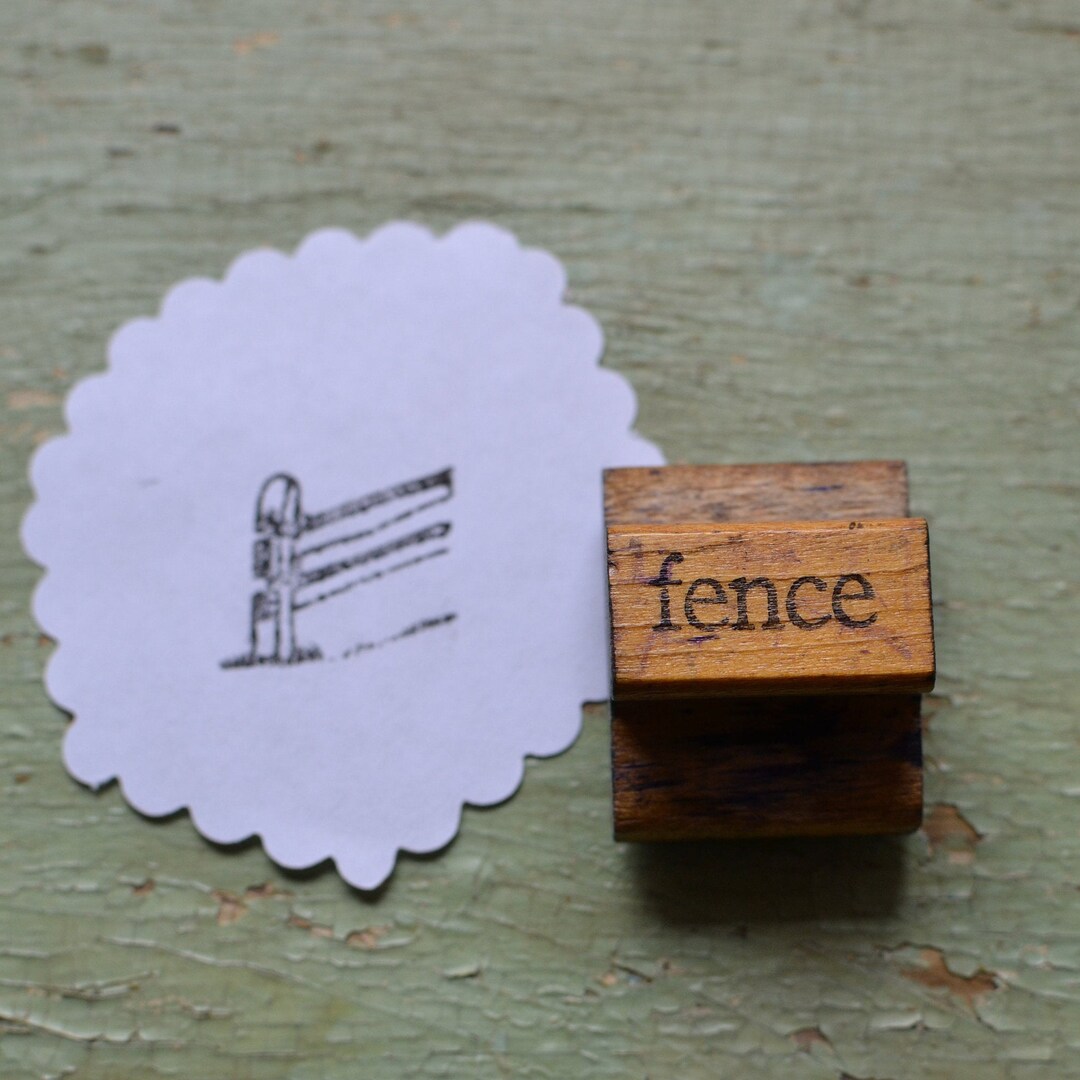 Vintage Educational Classroom Image Wood Handled Rubber Mounted Stamp ...